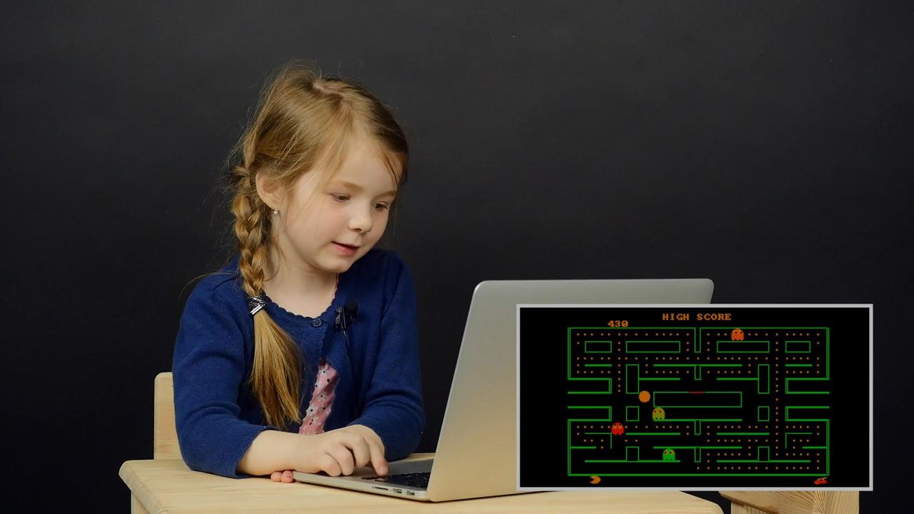Děti zkoušejí retro počítačové hry – Pacman! | Stream