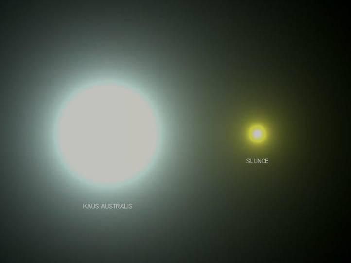 Hvězda Kaus Australis | Stream