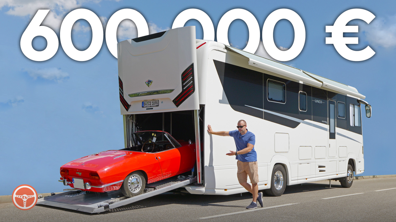 Mega karavan s garáží za 15 milionů! Concorde Liner Gio 1090 | Stream