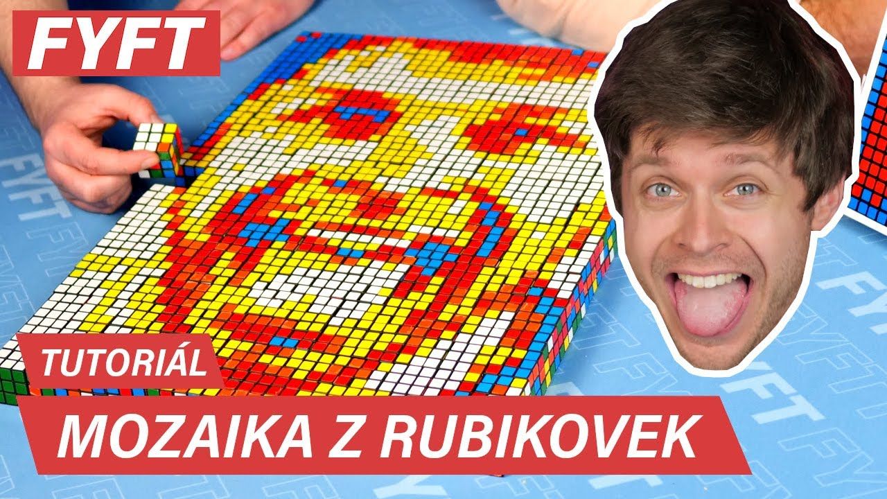 Jak složit mozaiku z „rubikovek“. Vytvoříte snadno i portrét | Stream