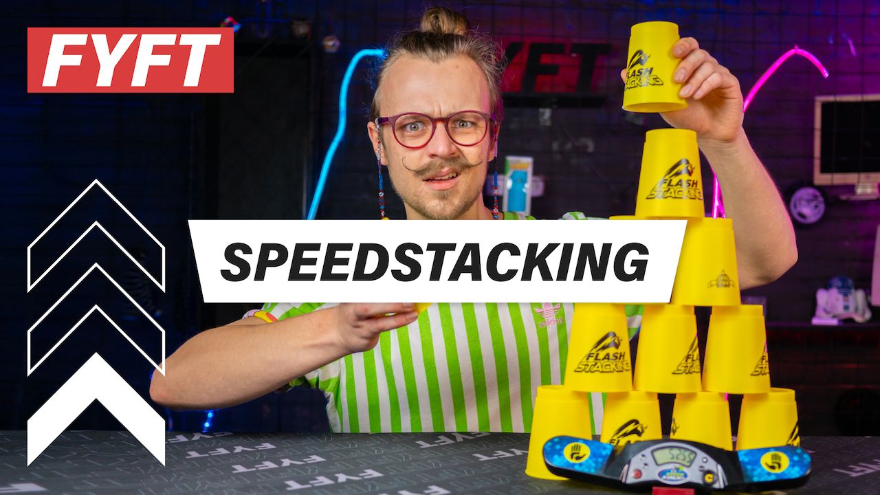 Speed stacking: Za jak dlouho zvládnete složit pyramidu z kelímků | Stream
