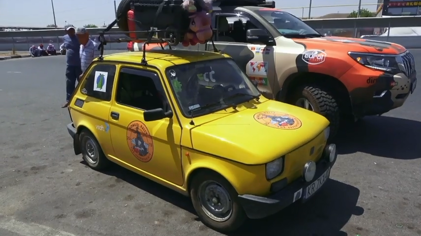 Fotr na tripu potkal účastníka Mongol rally ve Fiat Maluch | Stream
