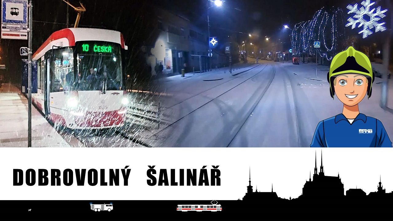 Projížďka zasněženým Brnem | Stream