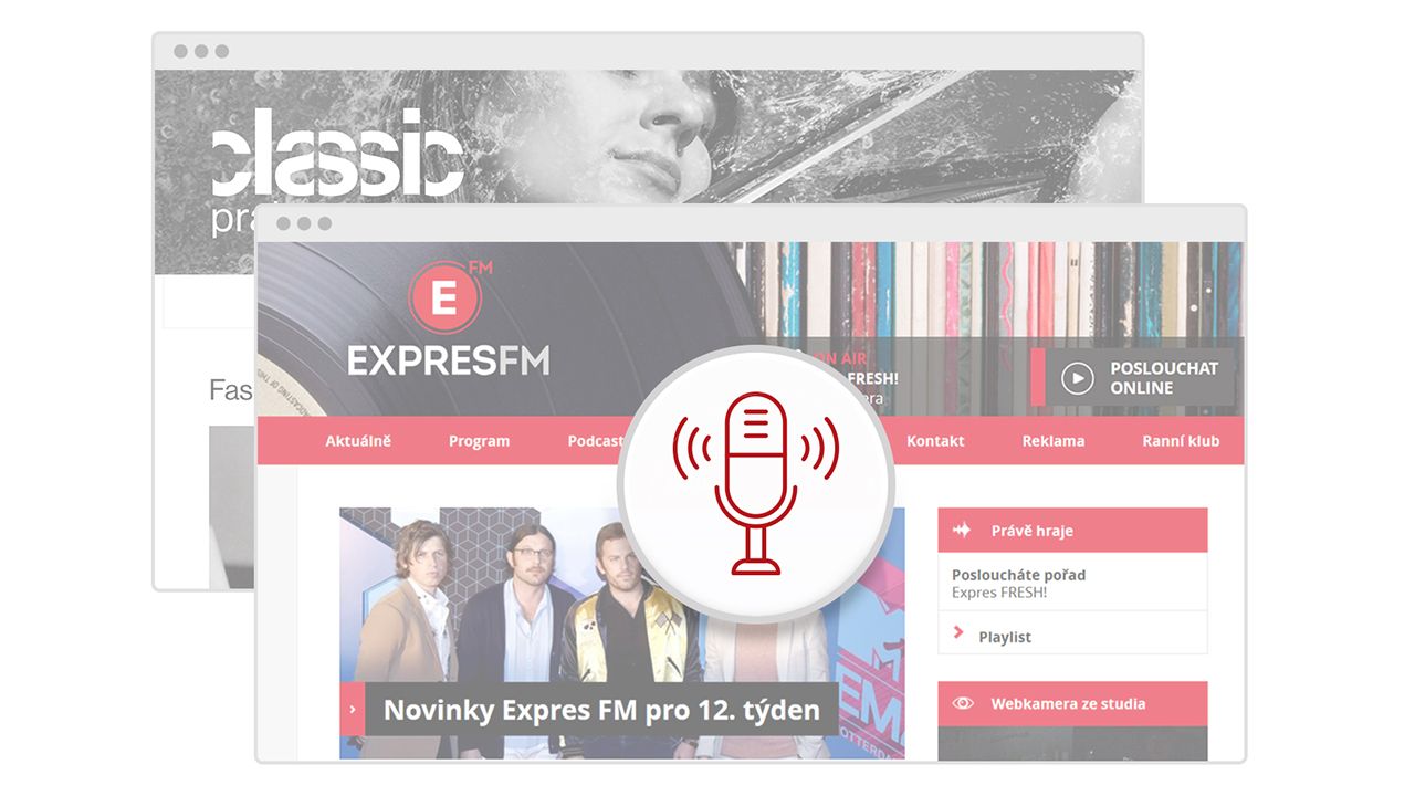Seznamte se s rádiem Expres FM a Classic Praha | Stream